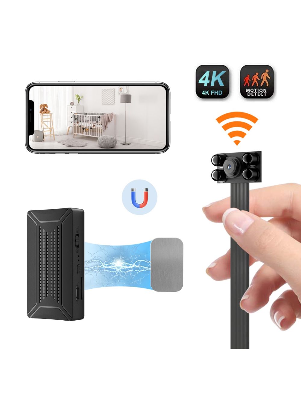 4K DIY WIFI Secret Camera Night Vision - The Deal Depot